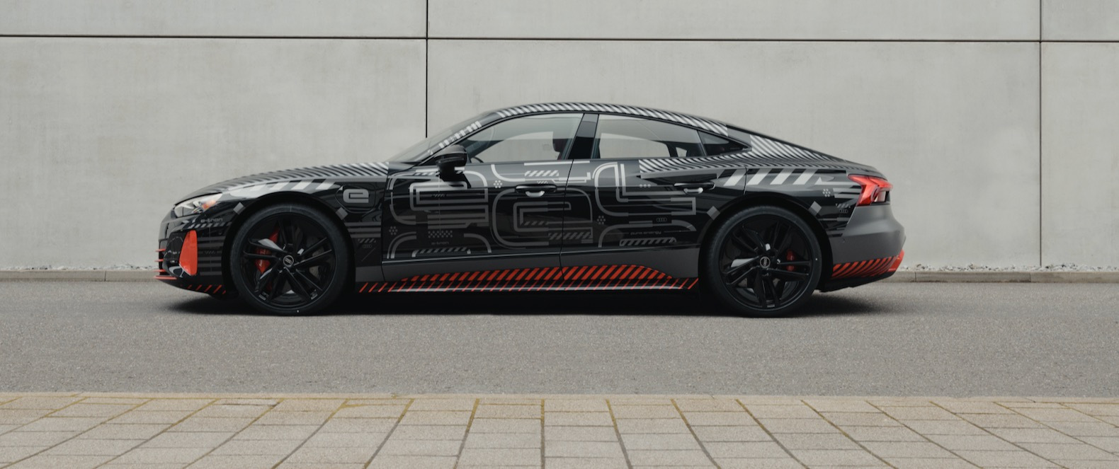 2023 Audi RS e-tron GT project_513/2 comes from the factory wrapped in ...