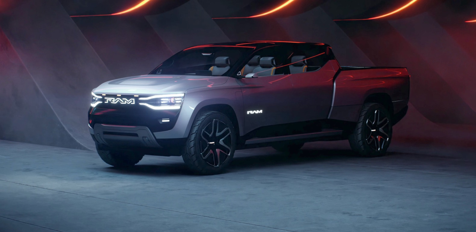 Ram 1500 Revolution electric pickup concept debuts at CES - The Torque ...